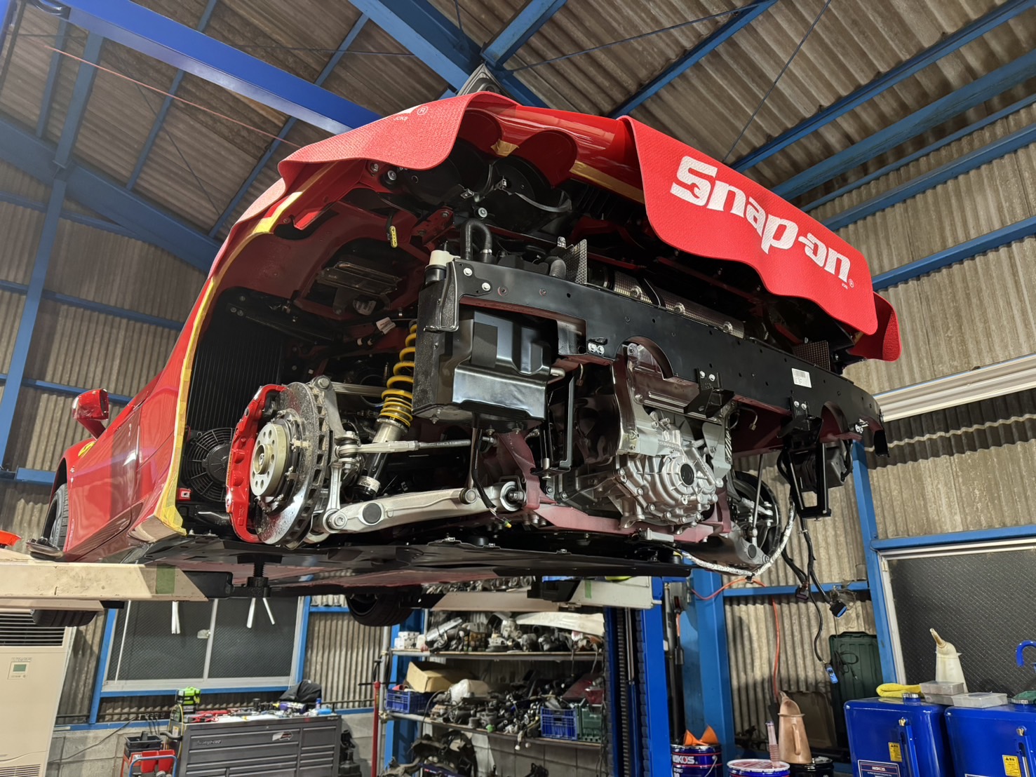 GINTANI Exhaust Ferrari F8 Spider 取付 | GINTANI JAPAN